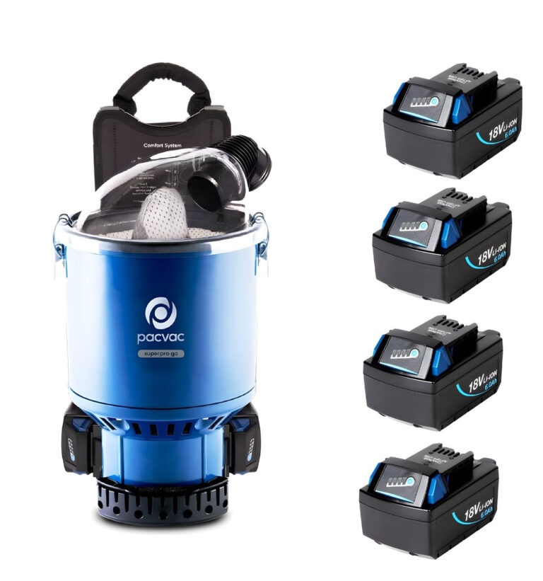 Pacvac Superpro Go Cordless Backpack Vacuum - VacDirect