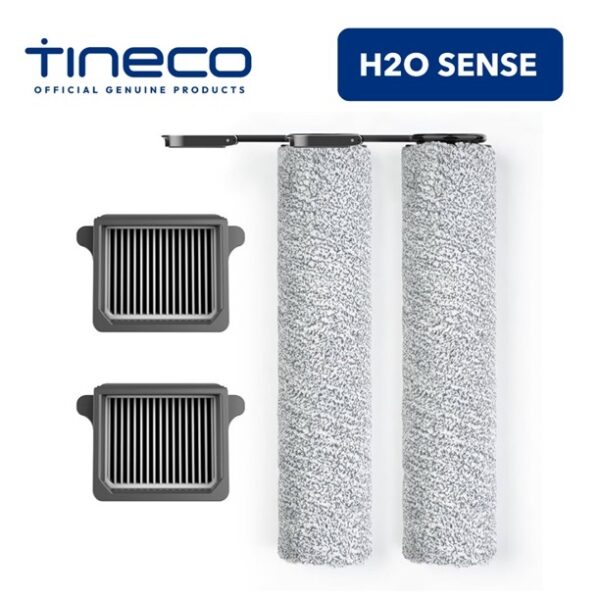 Tineco GO H2O Sense Replacement Roller (x2) & HEPA Filter (x2) Pack ...