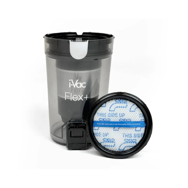 i-Vac Flex+ Dust Bin with Filter - VacDirect
